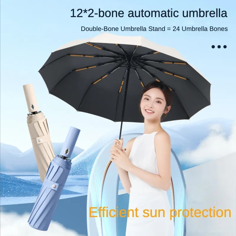 Umbrella Wind Proof Foldable Automatic Umbrella – importedgear.pk
