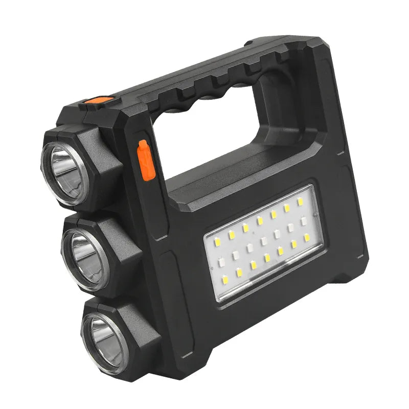 Emergency Hand Crank Dynamo Solor/USB Flashlight Rechargeable Led Ligh